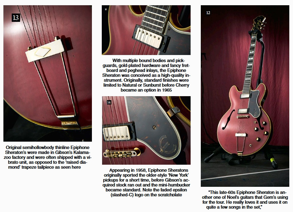 Epiphone Sheraton (Cherry Red) – The Chief's Guitars – Noel Gallagher's ...
