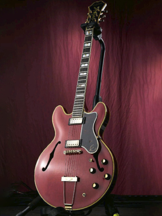 Epiphone Sheraton (Cherry Red) – The Chief's Guitars – Noel Gallagher's ...