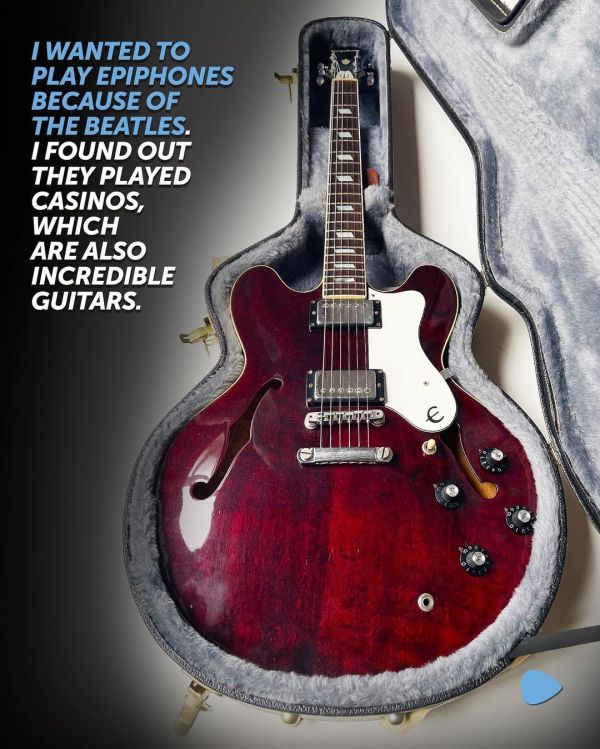 Epiphone Riviera (Matsumoku, Wine Red) – The Chief's Guitars – Noel ...
