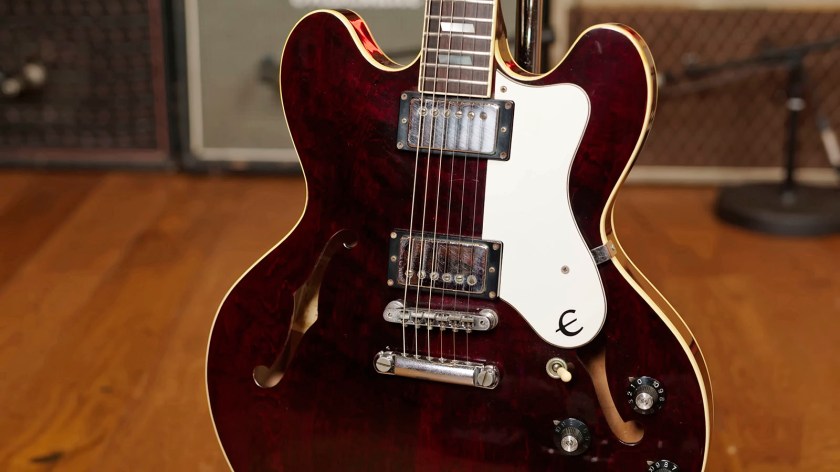 Epiphone Riviera (Matsumoku, Wine Red) – The Chief's Guitars – Noel ...